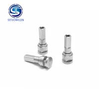 China SS304 316L CNC Nuts Round Head Stainless Steel Square Slot Screw Blind Hole Component for sale