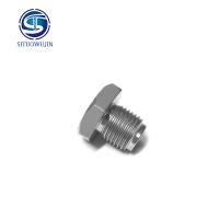 China Electrogalvanizing Hexagonal Lock Nut Stainless Steel Screws And Nuts With Through Hole for sale