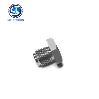 China Electrogalvanizing Hexagonal Lock Nut Stainless Steel Screws And Nuts With Through Hole for sale