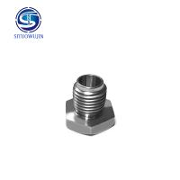 China Electrogalvanizing Hexagonal Lock Nut Stainless Steel Screws And Nuts With Through Hole for sale