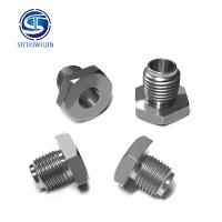 China Electrogalvanizing Hexagonal Lock Nut Stainless Steel Screws And Nuts With Through Hole for sale
