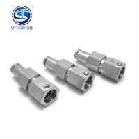 China Aluminum Alloy CNC Nuts Precision Mechanical Hexagonal Head Through Screw Hex for sale
