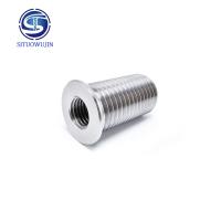 China Internal External Threaded CNC Screws Connector Precision Stainless Steel Bolts for sale