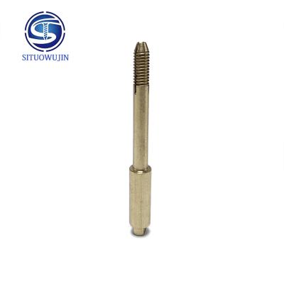 China Copper M8 threaded connection pieces, precision marine hardware for ships, CNC machining services for sale