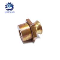 China Copper M10 hexagonal connection piece, used as precision marine hardware for ships, CNC machining service for sale