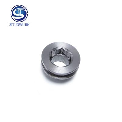 China Stainless steel hexagonal screws, M8 chemical screws, CNC machining services for sale