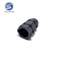 China Black zinc plated hexagonal nuts, draft beer mechanical parts, CNC machining service for sale