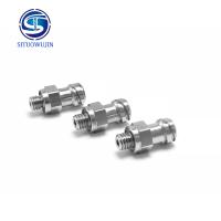 China Stainless Steel CNC machined outer hexagon joint screws, imperial insert screws for sale