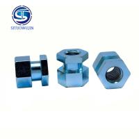 China Zinc Plated Carbon Steel Hex Nut, Standard Hexagonal Fastener Hardware for sale