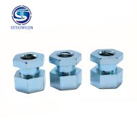 China Zinc Plated Carbon Steel Hex Nut, Standard Hexagonal Fastener Hardware for sale