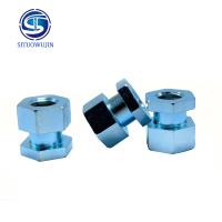 China Zinc Plated Carbon Steel Hex Nut, Standard Hexagonal Fastener Hardware for sale