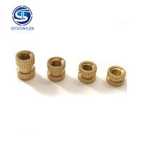 China Knurled Brass Insert Nut, Embedded Brass Inserts for Plastic Injection Molding for sale