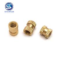 China Knurled Brass Insert Nut, Embedded Brass Inserts for Plastic Injection Molding for sale