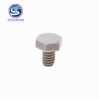 China Peek Hex Head Low Profile Screw, Outer Hexagon Flat Head Plastic Fastener for sale