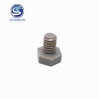 China Peek Hex Head Low Profile Screw, Outer Hexagon Flat Head Plastic Fastener for sale
