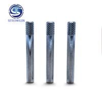 China Carbon Steel Fixed Galvanized Shaft Serrated Precision Hardware Tool ISO9001 for sale