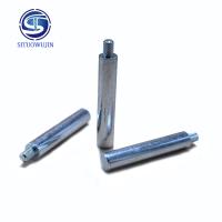 China Solid Straight Knurled Pin, Single Side Knurling Cylindrical Locating Shaft for sale