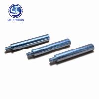 China Solid Straight Knurled Pin, Single Side Knurling Cylindrical Locating Shaft for sale