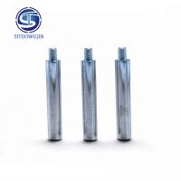 China Solid Straight Knurled Pin, Single Side Knurling Cylindrical Locating Shaft for sale