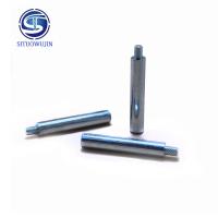 China Solid Straight Knurled Pin, Single Side Knurling Cylindrical Locating Shaft for sale