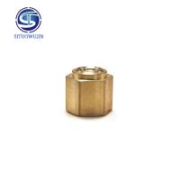 China CNC Machined Brass Hex Nut, Custom Brass Hexagonal Thread Fastener for sale