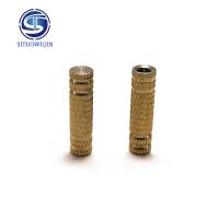 China Corrosion Resistant Brass Through Bore Insert Nut, Injection Molding Embedded Nut for sale