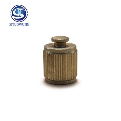 China Straight Knurl Brass Insert Nut, Anti-Slip Embedded Nut for Plastic Molding for sale