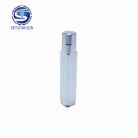 China CNC Machined Carbon Steel Square Shaft Connector with High Corrosion Resistance and Customizable Options for sale