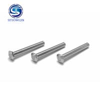 China Stainless Steel Square Round Head Pin, CNC Machined Locating Dowel Pin for Tooling Fixtures for sale