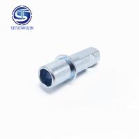 China Precision CNC Machined Carbon Steel Square Shaft Joints with High Corrosion Resistance and Customized Specifications for sale