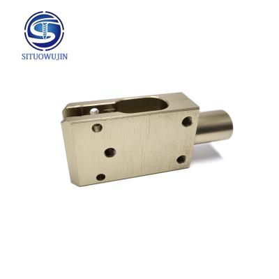 China Lightweight CNC Machined Aluminum Automation Gripper Head, Robotic Pneumatic Clamping Components for sale