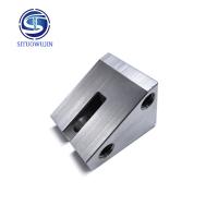 China Trapezoidal Aluminum Automation Gripper Head, Precision CNC Machined Robotic Pneumatic Clamping Jaws for sale