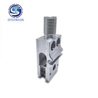 China Custom Trapezoidal Aluminum Gripper Head, High Precision CNC Automation Handling Clamp Fittings for sale