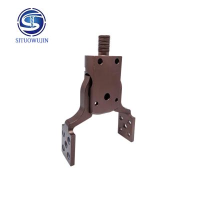 China Custom Aluminum High Precision CNC Machining Automation Clamping Head for Robot Handling Gripper Components for sale