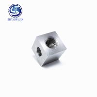 China Custom CNC Machined Square Positioning Nut with High Corrosion Resistance, ±0.01mm Tolerance, and Dacromet Surface Treatment for sale