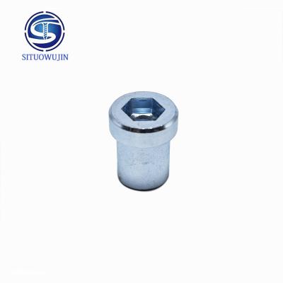 China Custom Carbon Steel CNC Machined Hexagon Rivet with High Corrosion Resistance for Industrial Hardware Fittings for sale
