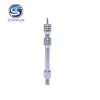 China Custom CNC Machined RF Perforated Hardware Parts with High Corrosion Resistance and Dacromet Surface Treatment for RF Communication Devices for sale