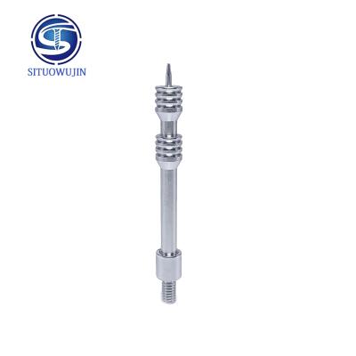 China Custom CNC Machined RF Perforated Hardware Parts with High Corrosion Resistance and Dacromet Surface Treatment for RF Communication Devices for sale