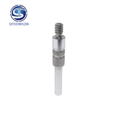 China Custom CNC Machined Stainless Steel Knurled Screw and Precision Pin Shaft with High Corrosion Resistance for sale