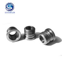China Custom Carbon Steel 1/2 Inch Threaded Plug CNC Machined Pipe Plug for Hydraulic Systems for sale