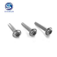 China Custom Stainless Steel Hexagon Socket Screw with CNC Machined Inner Hex and Anti-Slip Design for sale