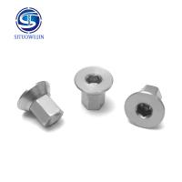 China Custom SUS304 Stainless Steel CNC Machined Countersunk Hexagon Socket Rivet Non-Standard Special-Shaped Fastener for sale