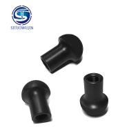 China Custom Mushroom Head Blackened Plastic Nut with CNC Turn-Mill Composite Machining for Non-Standard Dome Top Fasteners for sale