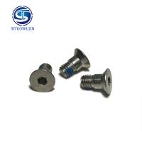 China Cross Countersunk Lock Screw with Anti-Loosing & Anti-Slip Coating and Standard Phillips Countersunk Head for Vibration Proof Fastening for sale