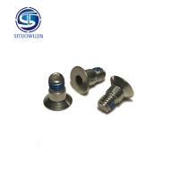 China Cross Countersunk Lock Screw with Anti-Loosing & Anti-Slip Coating and Standard Phillips Countersunk Head for Vibration Proof Fastening for sale