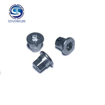 China 304 Stainless Steel CNC Machined Hex Socket Rivet for Sliding Stay Window Hardware with Corrosion Resistance for sale