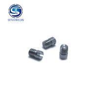 China 304 Stainless Steel Slotted Adjusting Set Screw with Precision Full Thread and Headless Hidden Design for Machinery Shaft Fine Adjustment for sale