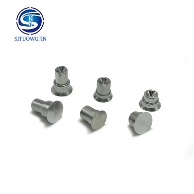 China Cold Forged SUS304 Flat Head Step Rivet with Custom Non-Standard Step Structure and Precision Flat Head Design for sale