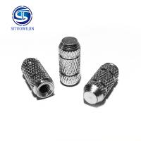 China Stainless Steel Blind Hole Insert Nut with Pineapple Knurl Pattern and Closed Blind Hole Design for Plastic Housing for sale