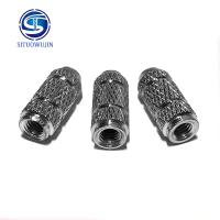 China Stainless Steel Blind Hole Insert Nut with Pineapple Knurl Pattern and Closed Blind Hole Design for Plastic Housing for sale